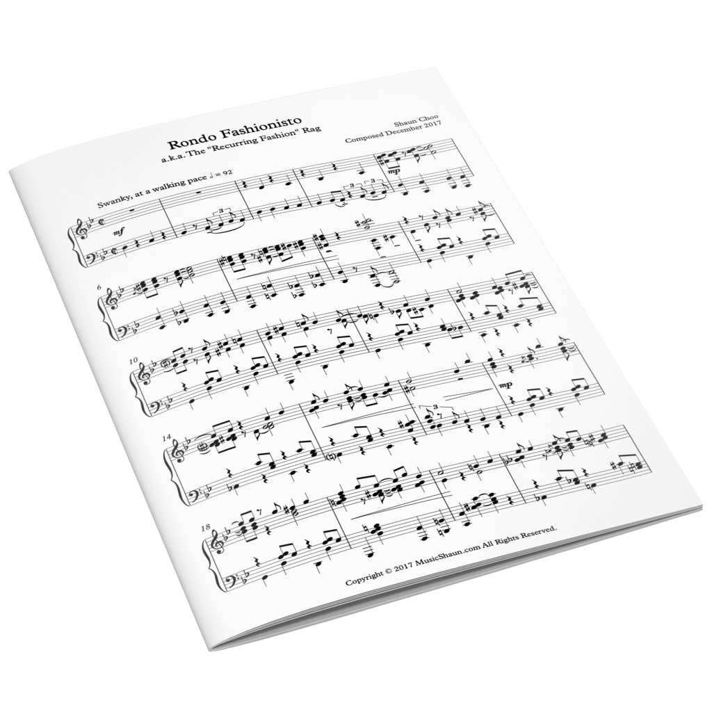 Rondo Fashionisto - Shaun Choo - Pianist | Composer | Teacher